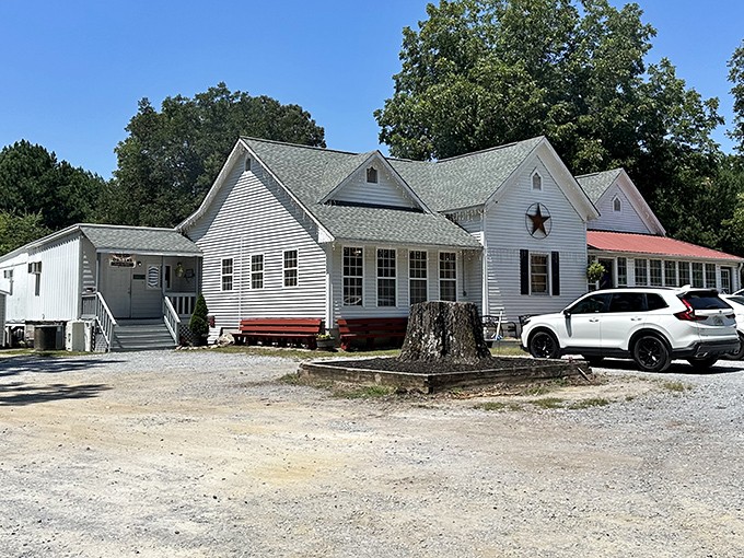 Welcome to beef heaven, where the parking lot's as unpretentious as the perfectly grilled steaks waiting inside.