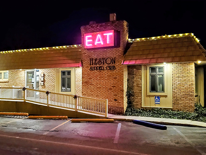 That glowing pink "EAT" sign isn't just a suggestion &ndash; it's practically a command you'll be thrilled to follow.