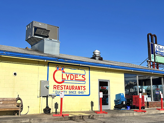 That cheerful yellow exterior might fool you, but inside lies burger greatness that'll change your life.