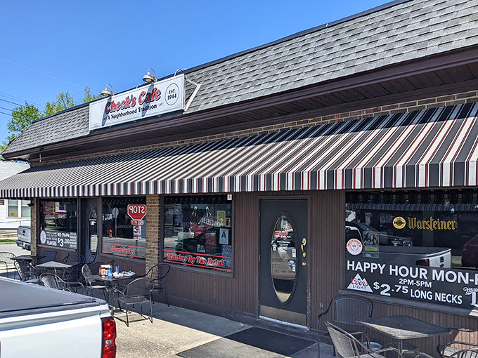 That striped awning isn't just decoration&mdash;it's a beacon guiding hungry souls to some of Louisville's finest fried catfish.