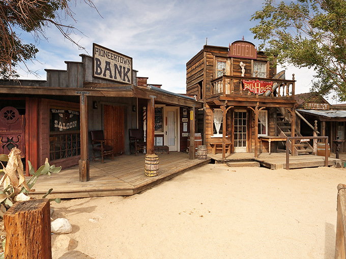 Mane Street's wooden facades aren't just for show&mdash;they're the real deal, built for Hollywood westerns but standing the test of time like a good pair of boots.