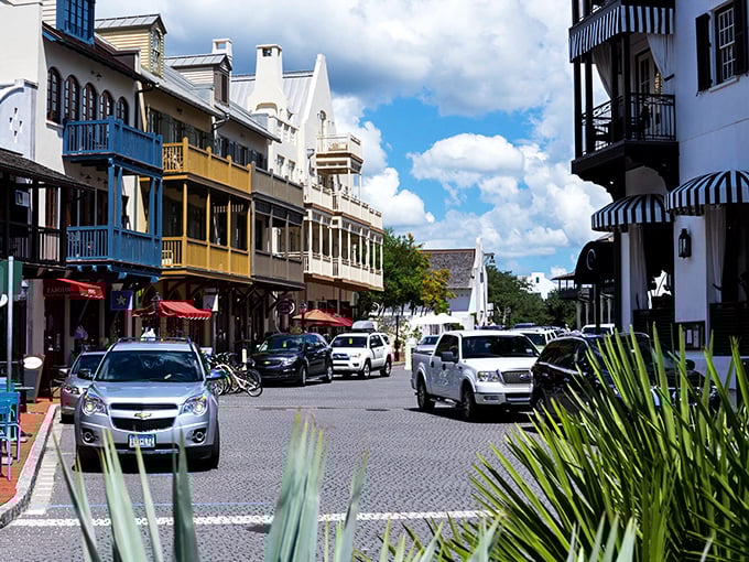 Cobblestone streets and European-inspired architecture make Rosemary Beach feel like a Mediterranean village that somehow washed up on Florida's shores.