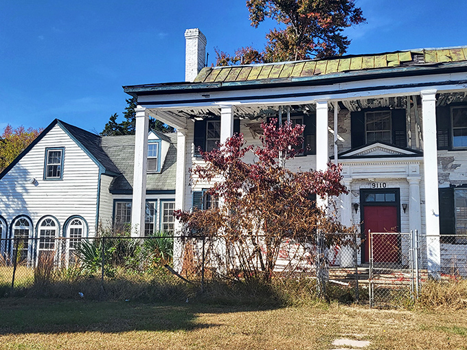 This stately Southern home might not be part of the flea market, but it stands as a reminder that Virginia's history is always just around the corner from its present.