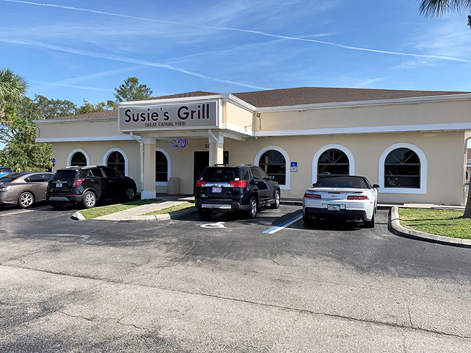 The unassuming exterior of Susie's Grill proves once again that Florida's best culinary treasures often hide in plain sight.
