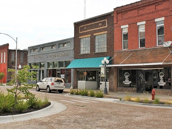 Downtown Wynne's historic storefronts remind you that charm doesn't require a hefty restoration budget or fancy architects.