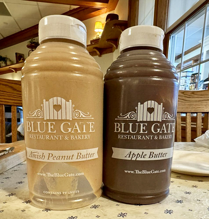 Amish peanut butter and apple butter &ndash; the condiment equivalent of finding out your favorite show got renewed for another season.