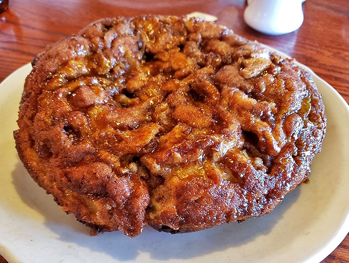 The legendary Apple Pancake &ndash; a caramelized marvel that arrives at your table with the gravitational pull of a small planet.