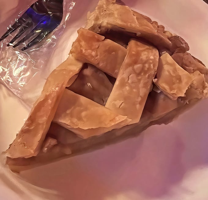 This slice of pie isn't just dessert&mdash;it's the final chapter in a story of culinary satisfaction, with a flaky crust playing the hero.