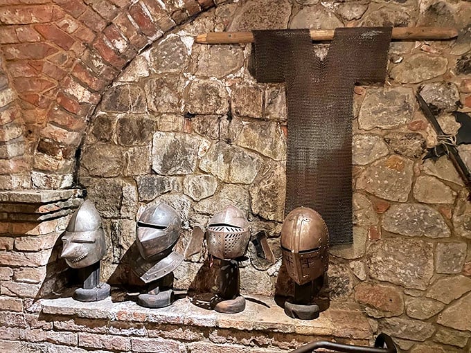 Medieval helmets that protected knights while making peripheral vision impossible &ndash; explains a lot about jousting accidents, really.