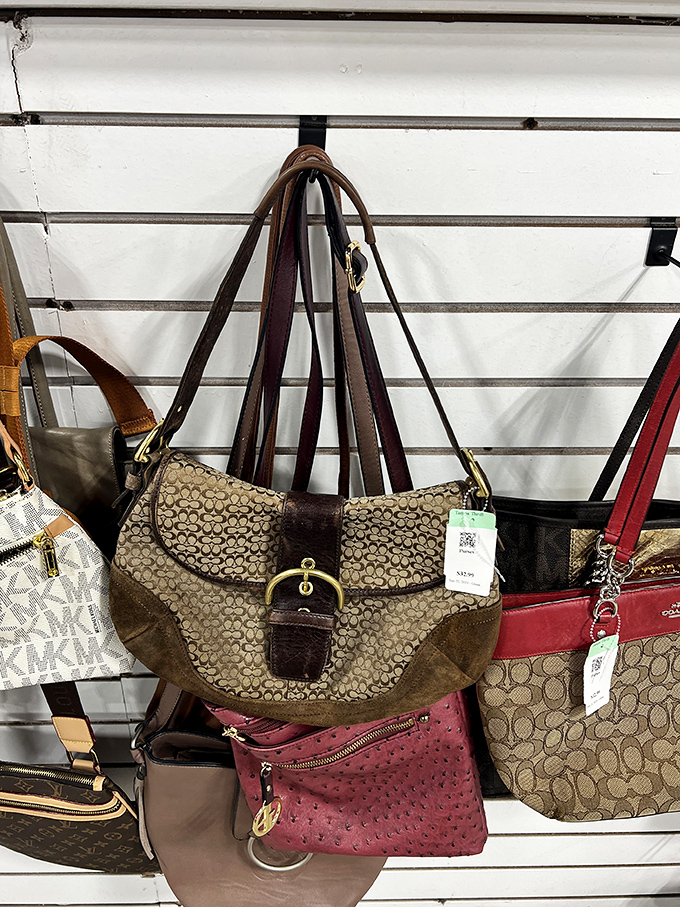 Designer bags without designer prices! These name-brand purses prove that secondhand shopping can be both economical and fashionable.