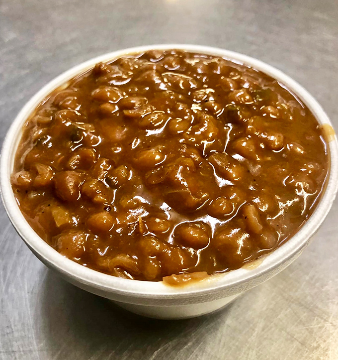 These aren't just beans&mdash;they're a slow-simmered Southern sermon in a bowl. Rich, saucy, and worth every napkin.