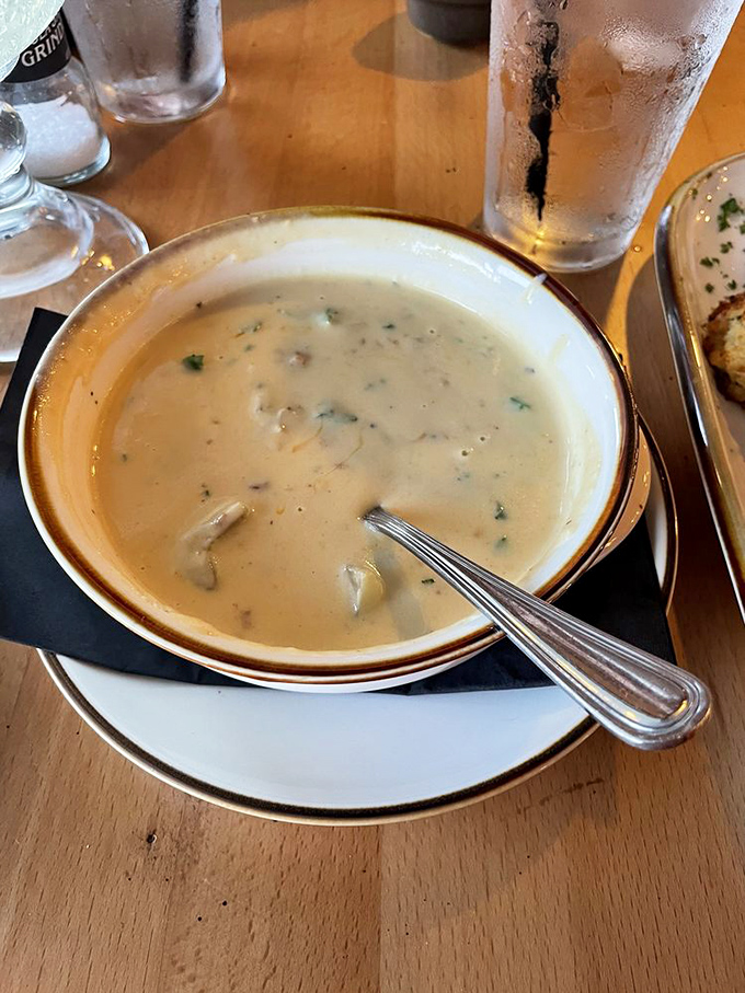 This isn't just potato soup&mdash;it's a warm hug in a bowl. Creamy, hearty, and studded with enough goodies to make you forget salads exist.