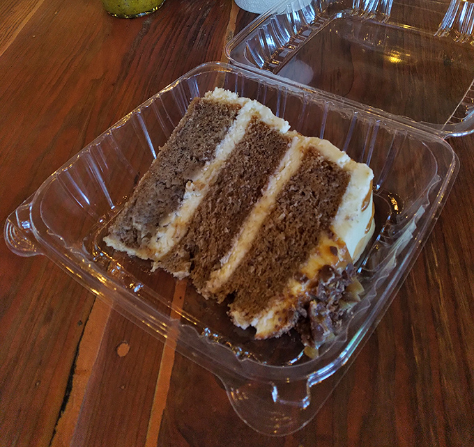 Layer upon layer of moist cake embraced by creamy frosting&mdash;because after a barbecue feast, your sweet tooth deserves its own moment of Truth.