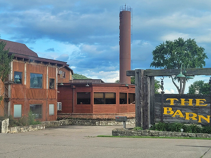 The Barn Restaurant's rustic exterior promises comfort food that your cardiologist wouldn't approve of but your soul absolutely requires.