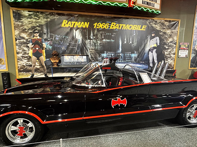 Holy automotive history, Batman! The 1966 Batmobile remains one of the most recognizable hero-mobiles ever created. Atomic batteries to power!
