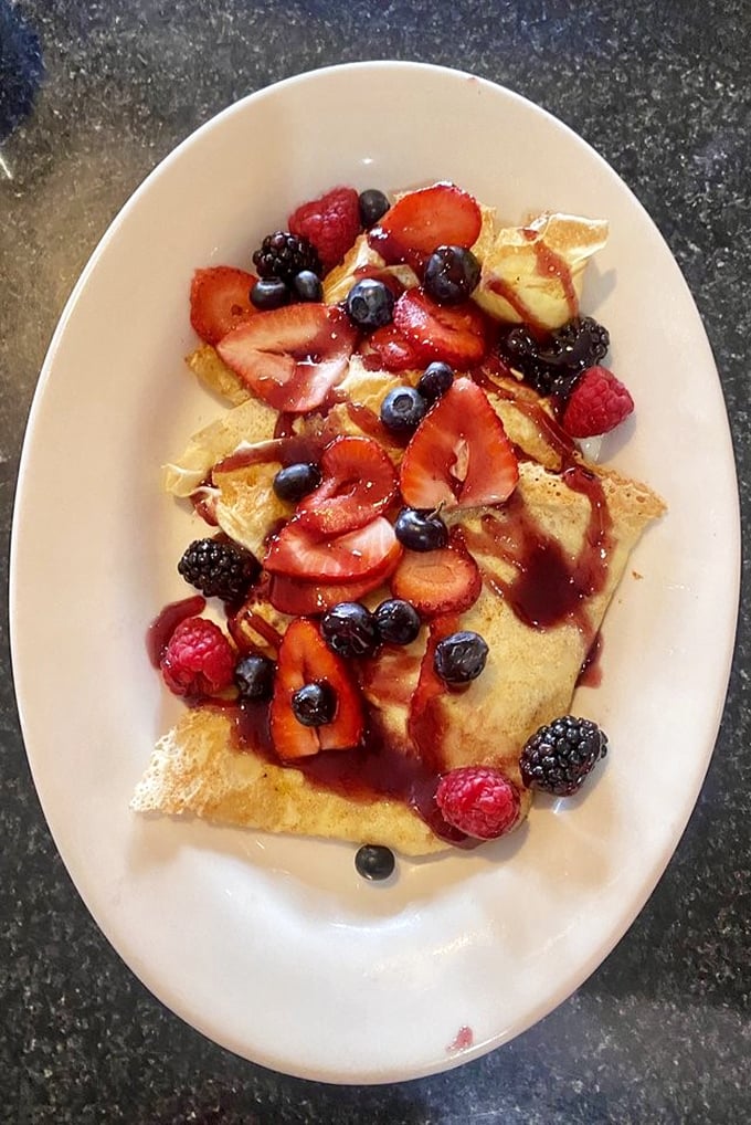 Berry-topped crepes that bring a touch of Paris to Phoenix, without the airfare or the attitude.