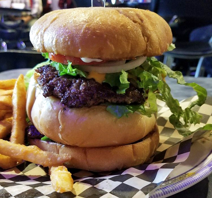 The classic burger in its purest form&mdash;proof that sometimes simplicity is the ultimate sophistication, especially when that simplicity includes a perfectly charred patty.