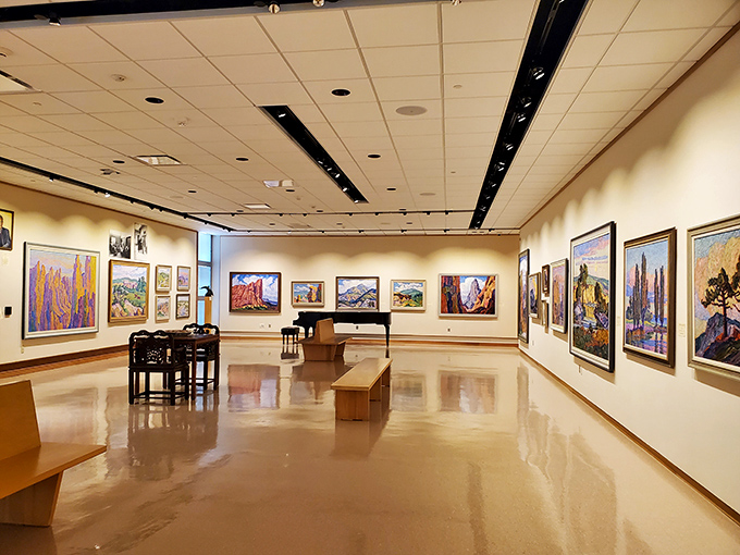 The Birger Sandz&eacute;n Gallery proves great art exists everywhere. These vibrant landscapes might have you seeing Kansas through new, colorful eyes.