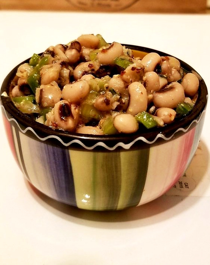 Black-eyed pea salad that deserves its own fan club. Simple ingredients transformed into something that makes you wonder why you don't eat this daily.