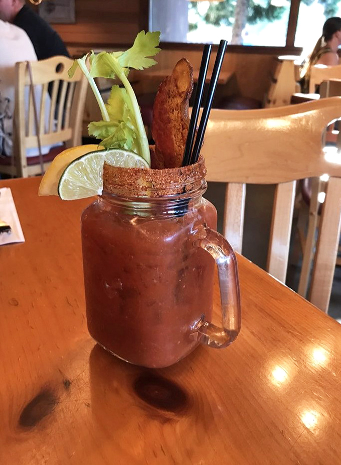 Their Bloody Mary isn't just a drink, it's breakfast in a glass &ndash; complete with a meal's worth of garnishes.