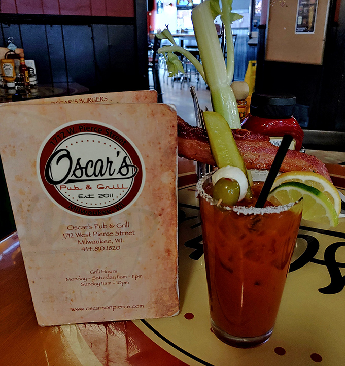 This isn't just a Bloody Mary &ndash; it's a liquid meal with enough garnishes to qualify as an appetizer. Wisconsin's unofficial state cocktail done right.