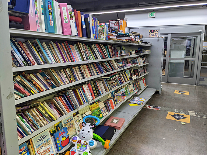 A bibliophile's dream come true. More variety than an algorithm could ever recommend, with the added thrill of possible first editions hiding in plain sight.