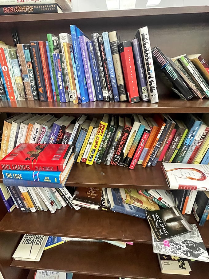 Literary roulette at its finest&mdash;where bestsellers mingle with obscure titles, creating the most democratic library this side of Brooklyn.