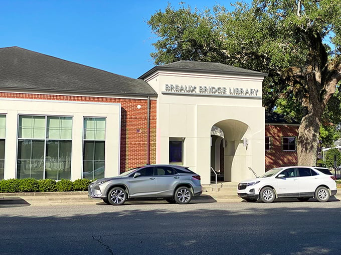 The Breaux Bridge Library &ndash; where locals come for books and stay for the air conditioning during those Louisiana summers that feel biblical in intensity.