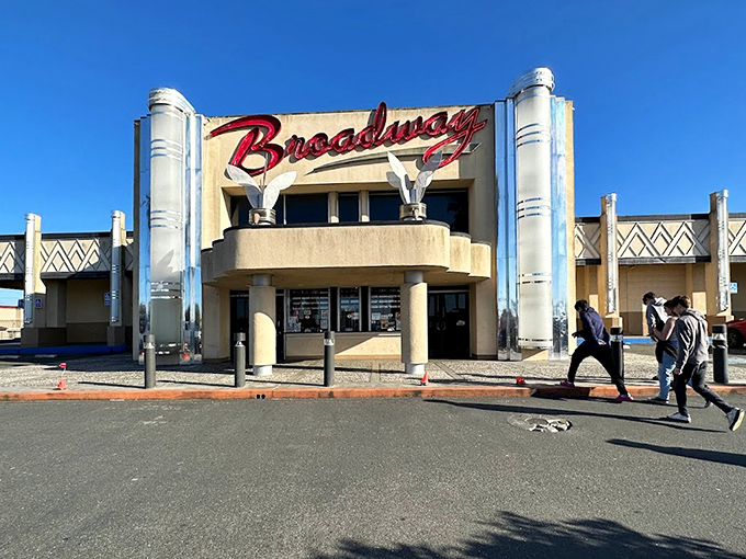 The Broadway Cinema's retro styling recalls a time when going to the movies was an event, not just something to do while scrolling on your phone.
