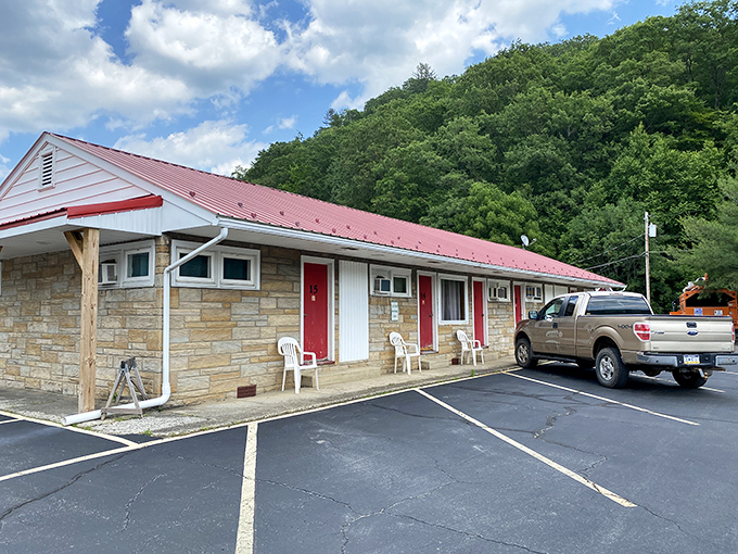 The Buttonwood Motel offers no-nonsense accommodations where the real luxury is waking up surrounded by Pennsylvania's natural splendor.