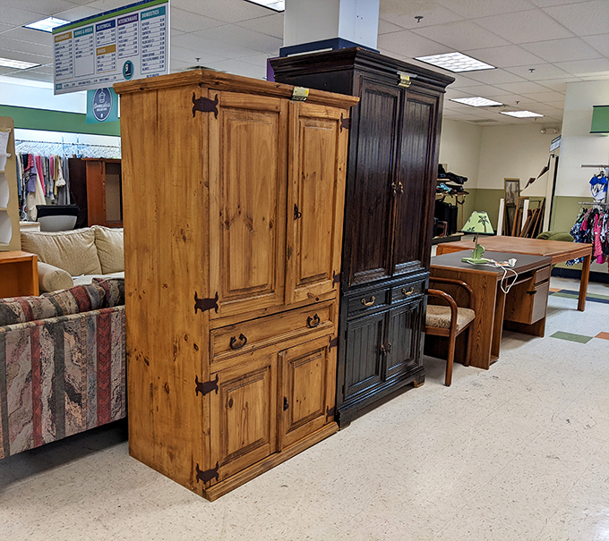 Cabinet pieces that could anchor any room with dignity, grace, and serious storage potential.