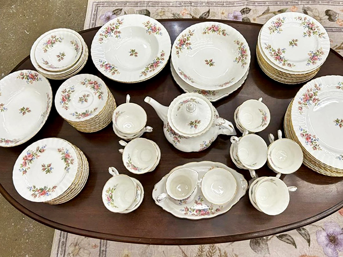 "This complete china set isn't just dishware &ndash; it's Sunday dinners, holiday gatherings, and 'the good plates' your grandmother saved for company."