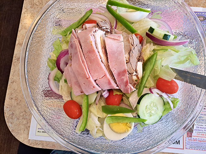 This chef salad isn't just eating your vegetables&mdash;it's enjoying them with enough protein to fuel your Pennsylvania adventures.