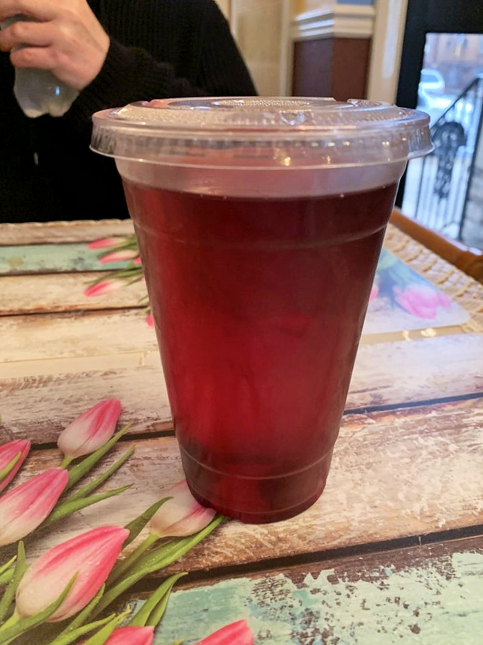 Cherry juice offers a sweet-tart refreshment that's infinitely more interesting than whatever's in that boring soda fountain nearby.