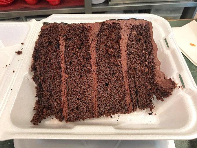 This chocolate cake doesn't just have layers &ndash; it has chapters, each one telling a rich, cocoa-infused story with a frosting plot twist.