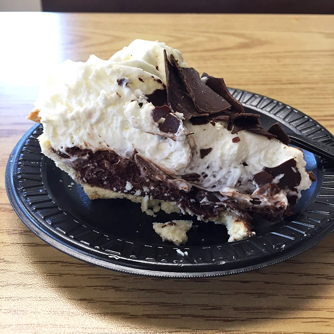 Chocolate cream pie that doesn't just satisfy a sweet tooth &ndash; it throws a party for it. Worth every delicious calorie.