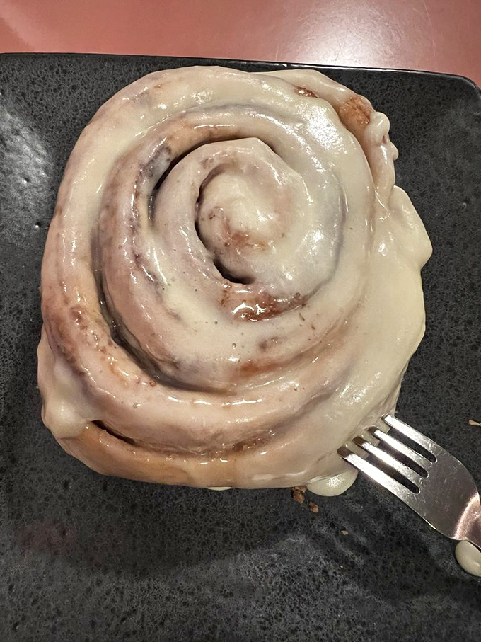 The cinnamon roll isn't just breakfast&mdash;it's an event. That spiral of cinnamon and frosting rivers could make morning people of us all.