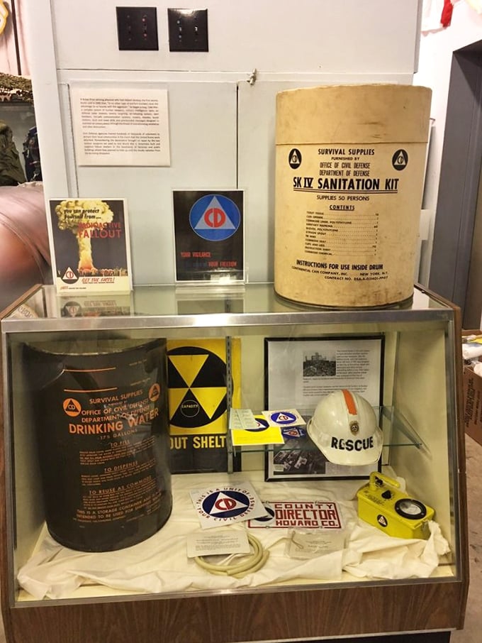 Cold War artifacts that once seemed terrifyingly necessary now sit quietly behind glass, like relics from an alternate timeline we narrowly avoided.
