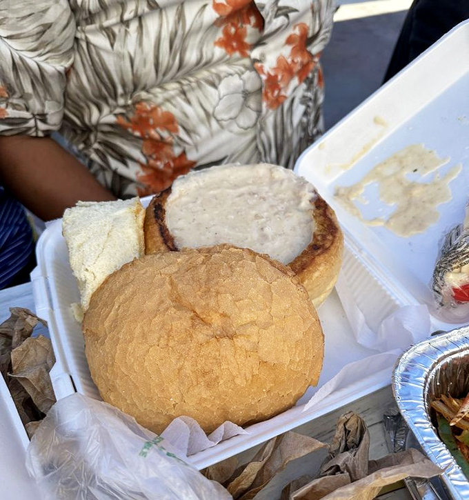 A sandwich that requires both hands and several napkins&mdash;the hallmark of truly great casual dining where flavor trumps formality every time. 