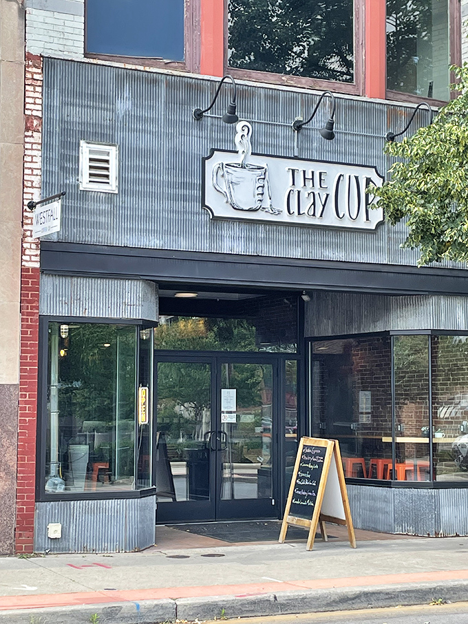 The Clay Cup embodies Altoona's evolving downtown scene, where industrial-chic aesthetics meet the timeless comfort of a perfect coffee spot.