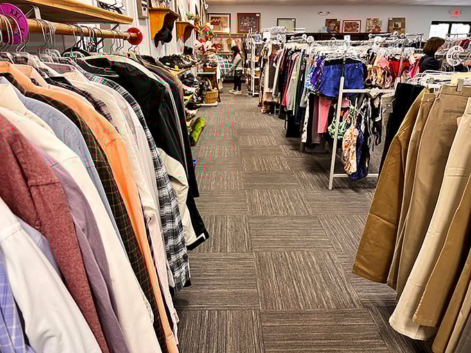 The clothing section &ndash; where patience and persistence can transform your wardrobe without transforming your bank account.