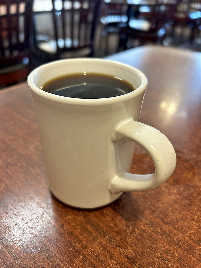 The humble white coffee mug&mdash;civilization's greatest achievement and the unsung hero of every diner experience across America.