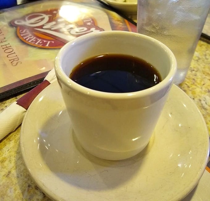 Diner coffee: not pretentious, not complicated, just reliably there for you like that friend who helps you move without complaining.
