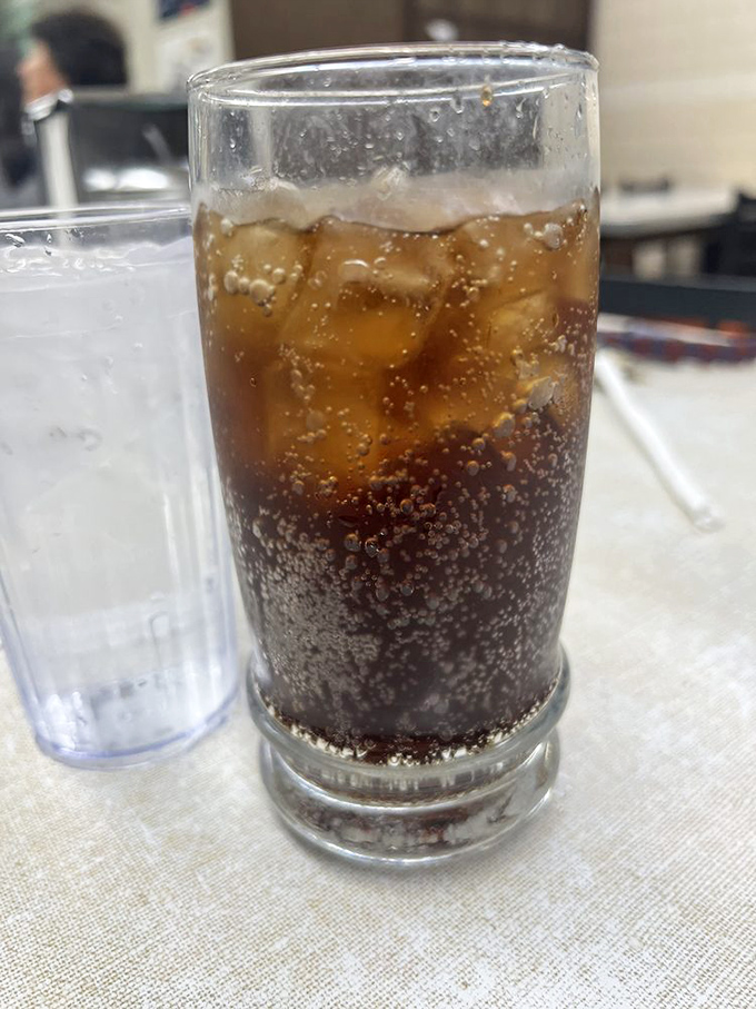 The perfect palate cleanser. A frosty cola cuts through the richness of those Coneys like Detroit jazz cuts through a quiet night. 