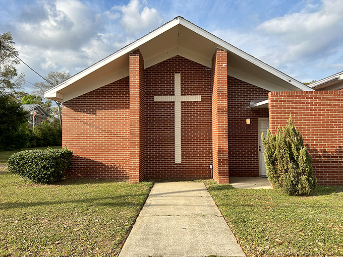 10. This modest brick church reminds us that in small towns, faith communities are the original social networks&mdash;no Wi-Fi required.