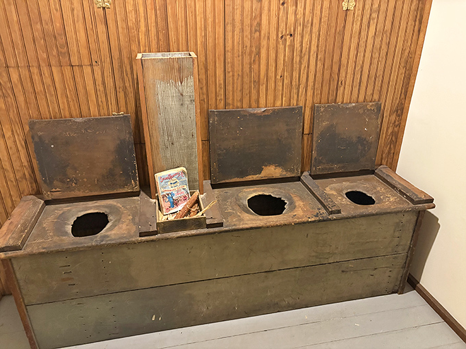 The original multi-user interface&mdash;Victorian communal facilities that make today's bathroom sharing disputes seem rather trivial by comparison.