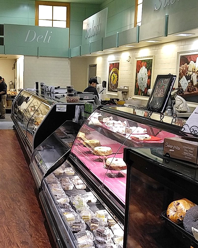 The deli counter where sandwich dreams come true, one perfectly layered creation at a time.