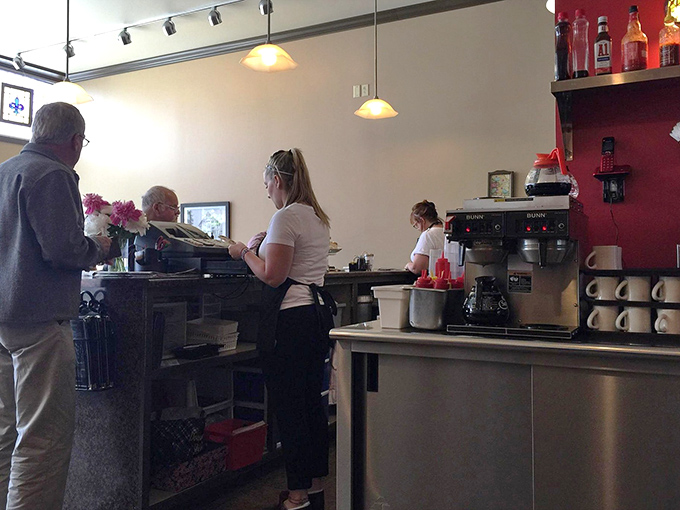 The coffee counter&mdash;where regulars perch like birds on a familiar wire and the coffee keeps flowing like conversation.