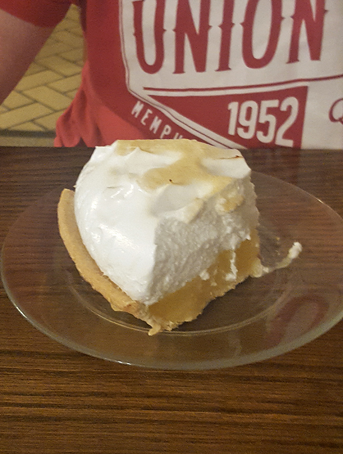 Cream pie that would make your grandmother both proud and jealous. Cloud-like filling with a crust that crumbles just right.