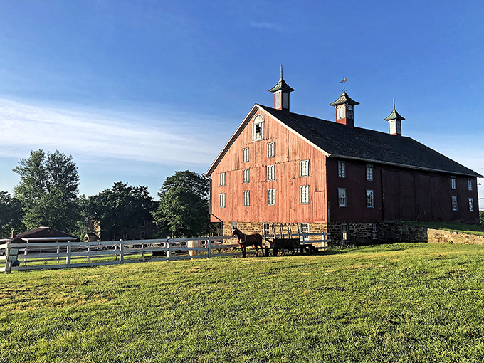The historic Daniel Lady Farm barn stands as a rustic time capsule&mdash;where you can almost hear the echoes of 19th-century farm life and imagine a simpler time before smartphones and streaming services.